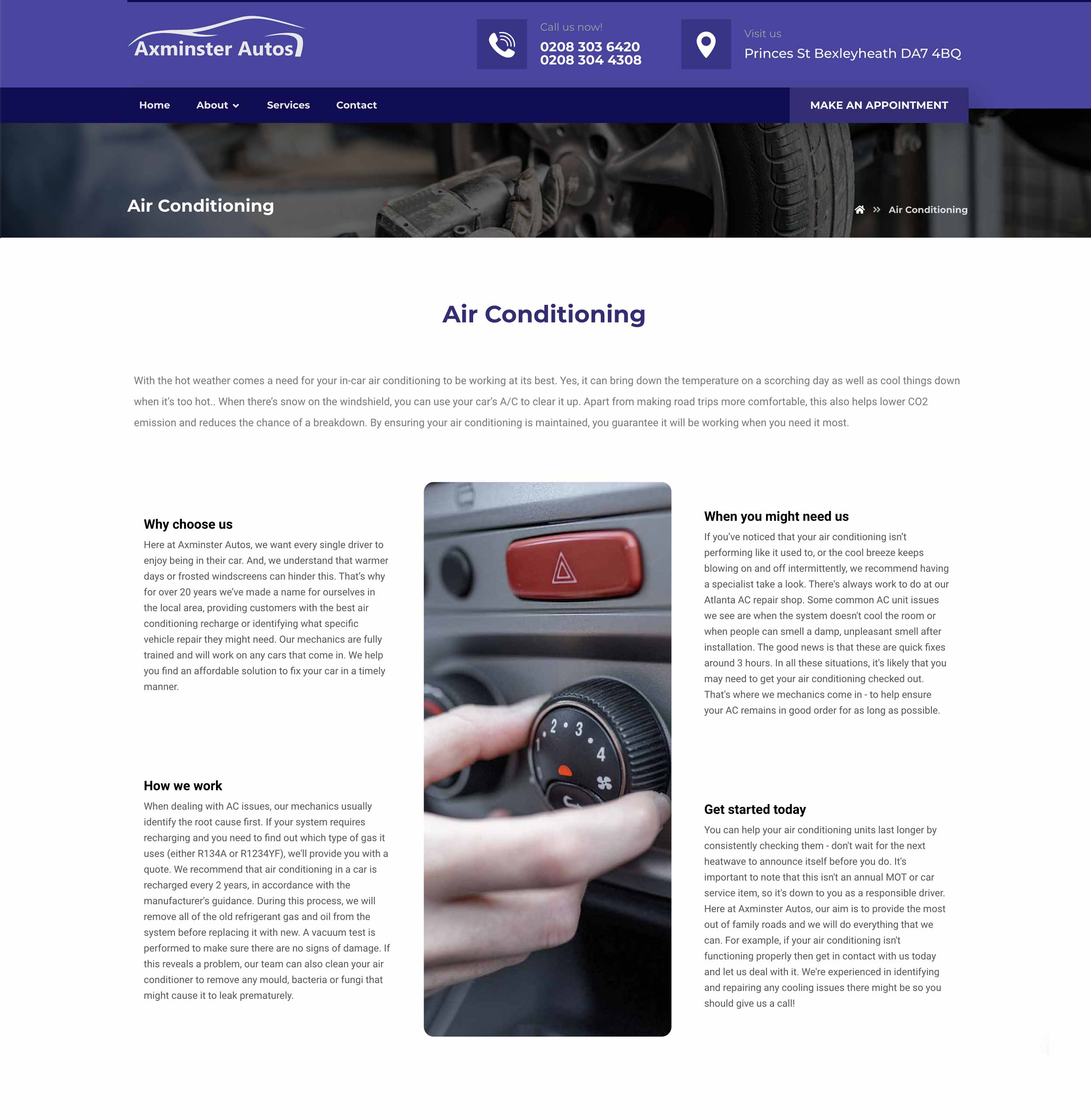 Axminster Autos - Newgence Web Design Solutions