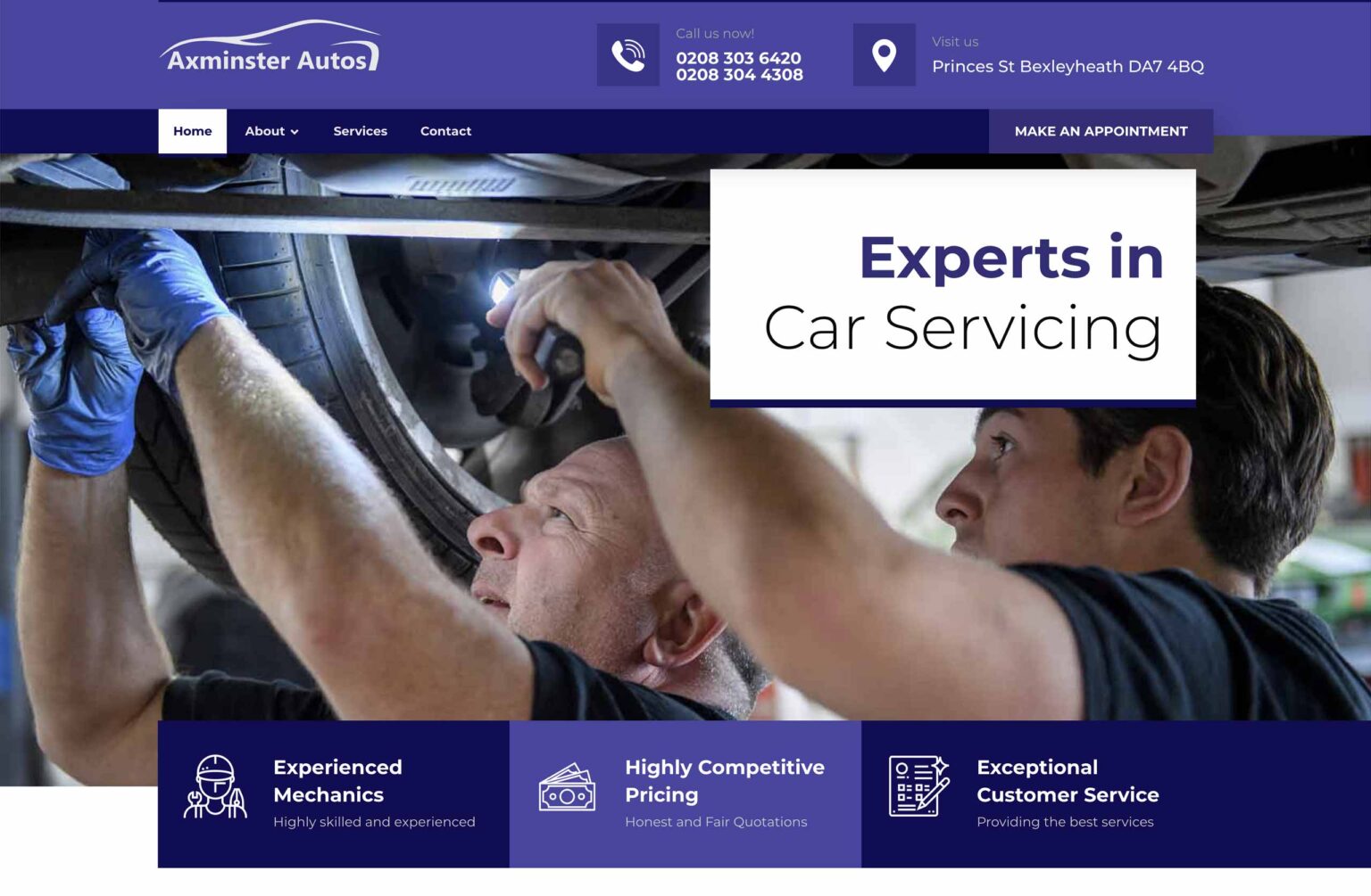 Axminster Autos - Newgence Web Design Solutions